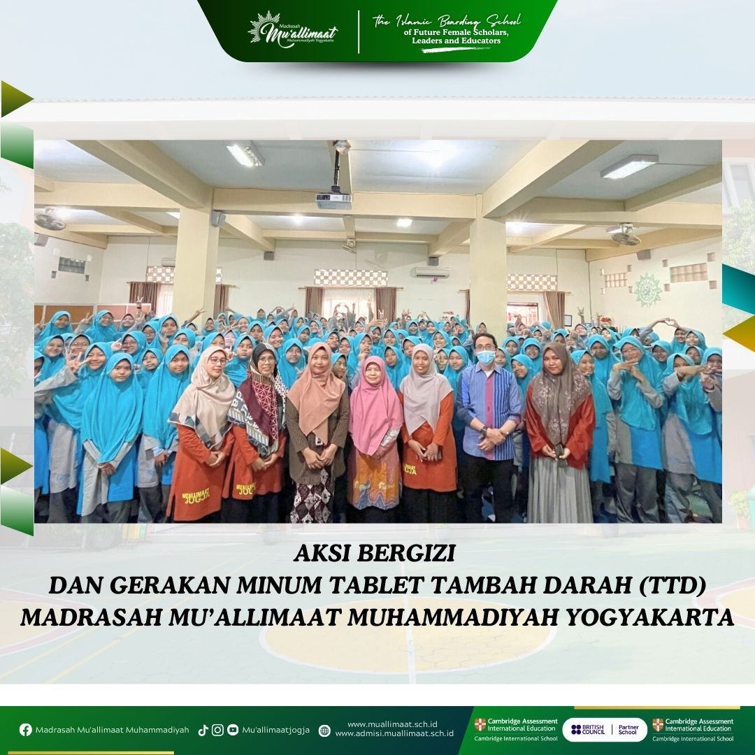 AKSI BERGIZI DAN GERAKAN MINUM TABLET TAMBAH DARAH (TTD) MADRASAH MU ...