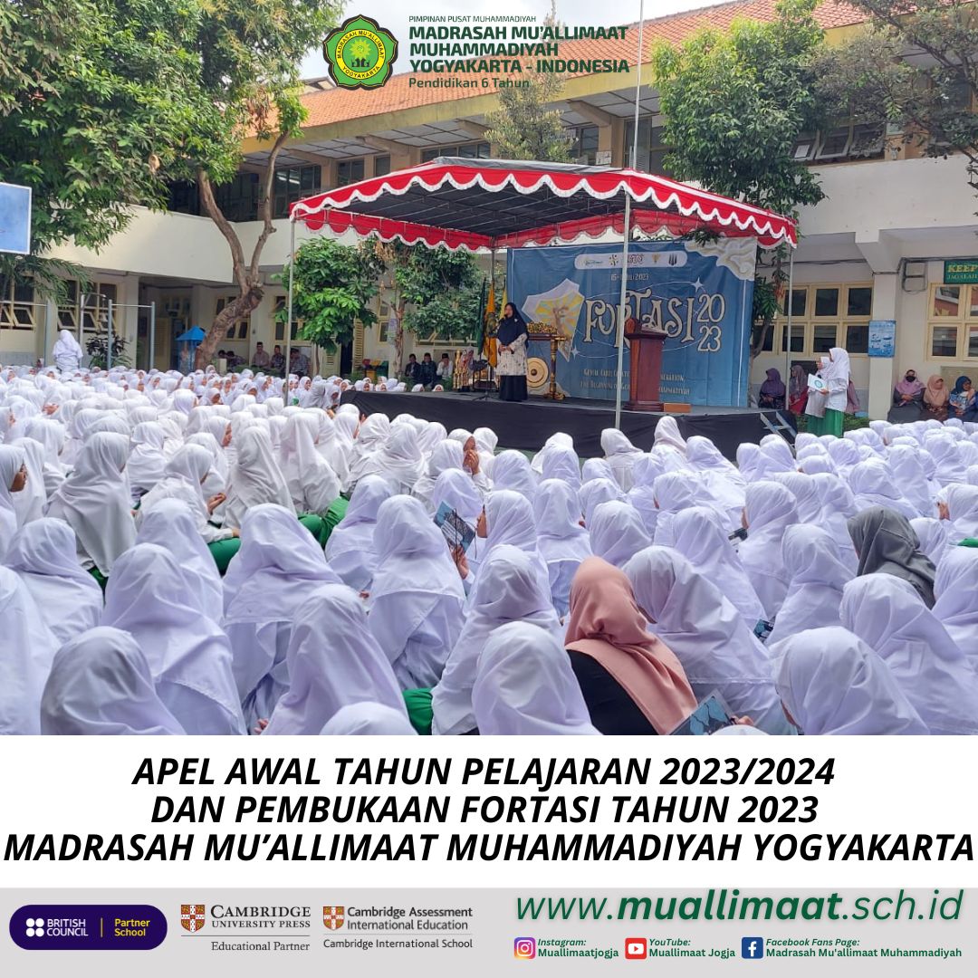 APEL AWAL TAHUN PELAJARAN 2023/2024 DAN PEMBUKAAN FORTASI TAHUN 2023 ...
