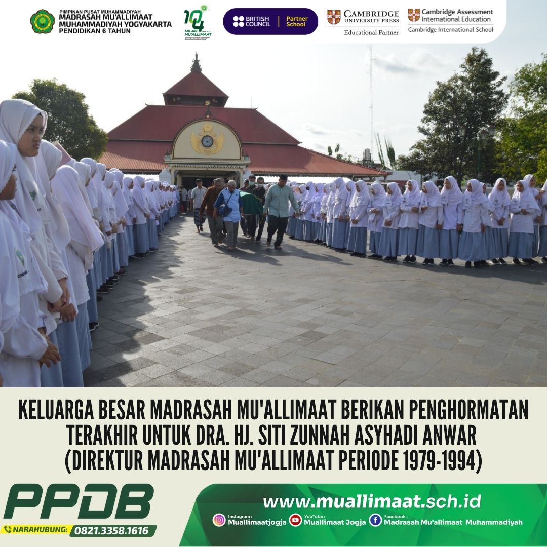 KELUARGA BESAR MADRASAH MU’ALLIMAAT BERIKAN PENGHORMATAN TERAKHIR UNTUK ...