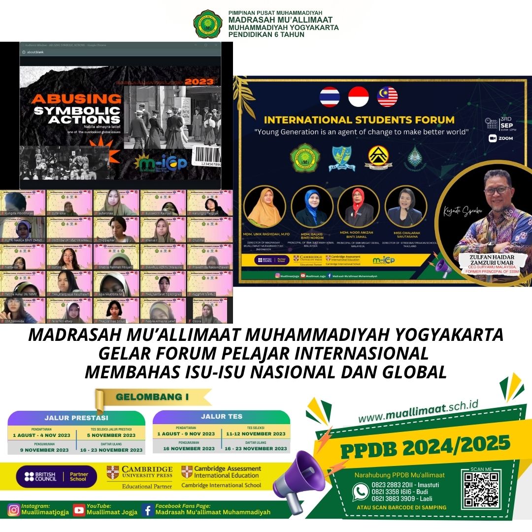 MADRASAH MU’ALLIMAAT MUHAMMADIYAH YOGYAKARTA GELAR FORUM PELAJAR ...