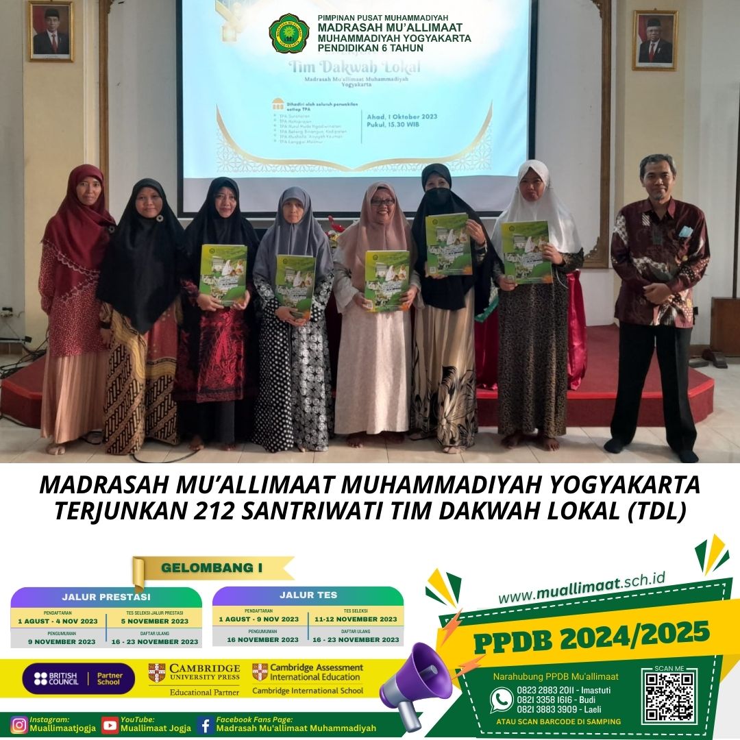 MADRASAH MU’ALLIMAAT MUHAMMADIYAH YOGYAKARTA TERJUNKAN 212 SANTRIWATI ...