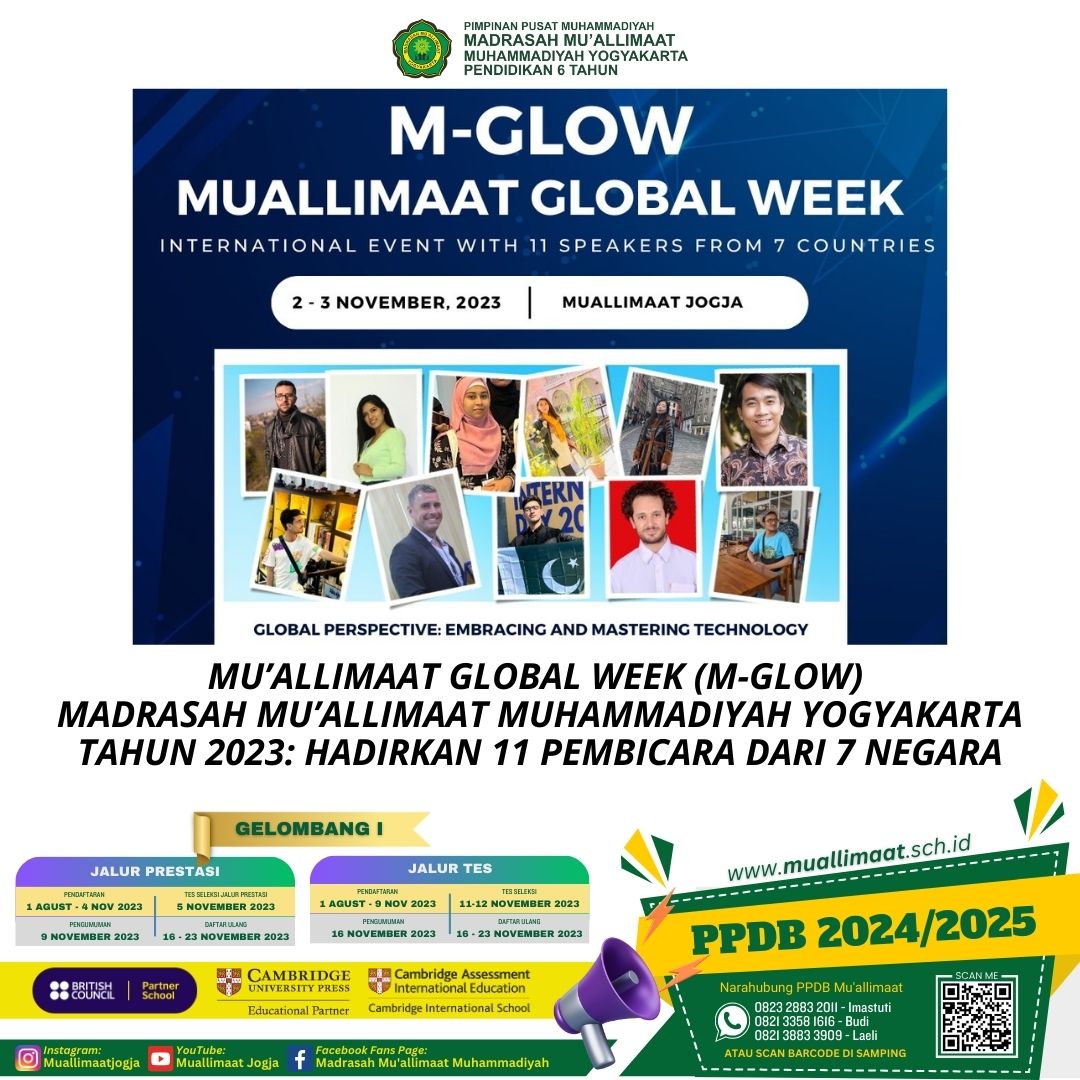 MU’ALLIMAAT GLOBAL WEEK (M-GLOW) MADRASAH MU’ALLIMAAT MUHAMMADIYAH ...